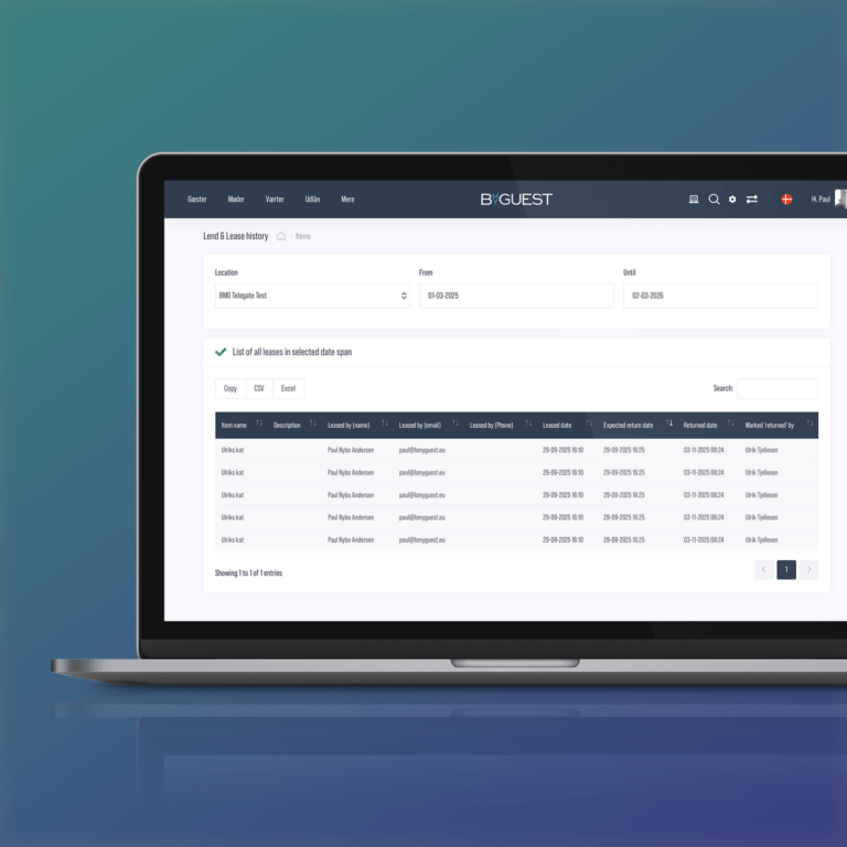 Lend & Lease Management | BmyGuest